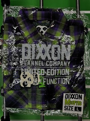 Dixxon Men's Flannel Misfits Long Sleeve Shirt Size Large. UNOPENED ...
