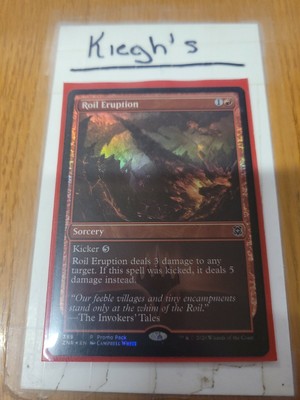 Mtg Roil Eruption *Foil Promo* | eBay