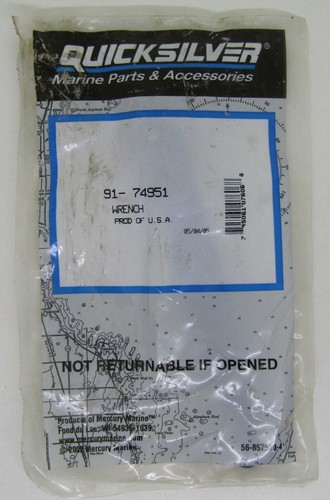 New Quicksilver Mercury Marine Boat OEM Spanner Wrench Part No. 91 ...