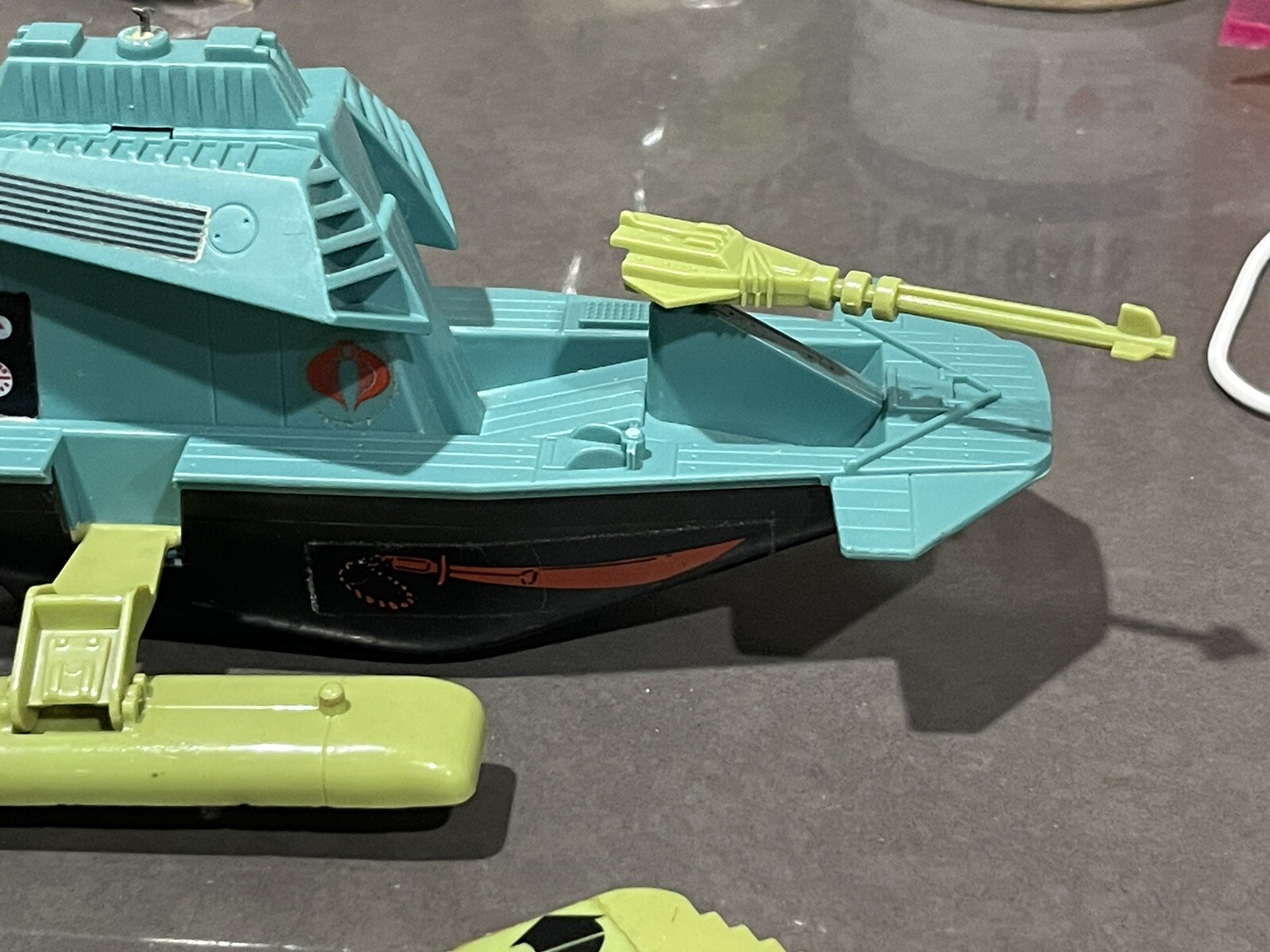 Broken parts COBRA DREADNOK Zanzibar SWAMPFIRE skiff 1986 GI JOE ARAH ...