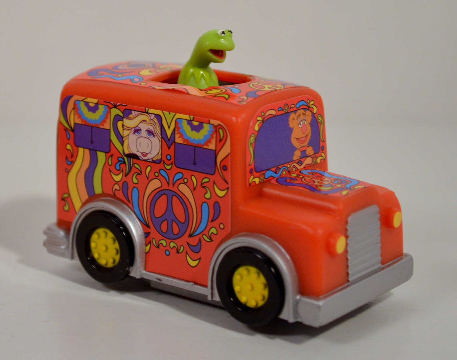 1999 Kermit Wind-Up Bus 3" Burger King EUROPE Action Figure Muppets ...