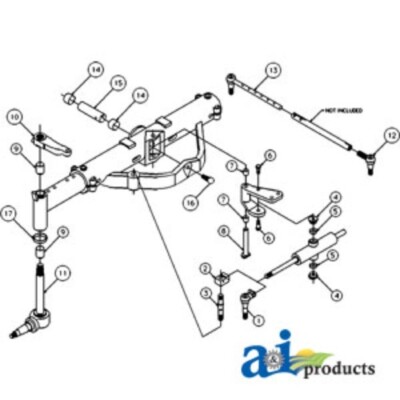 Major FRONT AXLE OVERHAUL KIT for IH 100 186 886 986 1066 1086 1466 ...