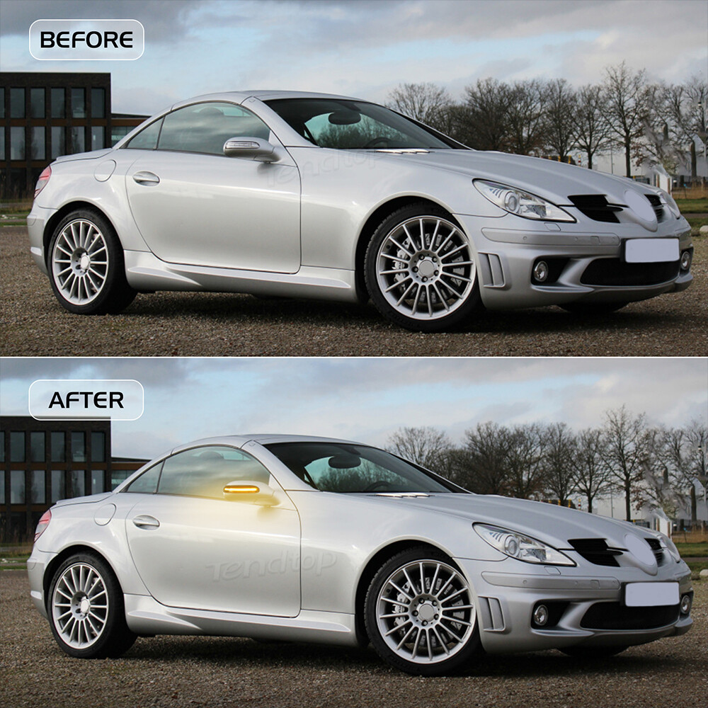 Dynamic LED Turn Signal Lights For Mercedes Benz SLK-Class R171 W171 SL ...