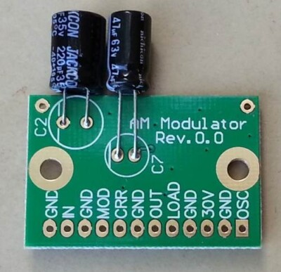 AM Modulator PCB module for conversion a vintage valve radio into a ...