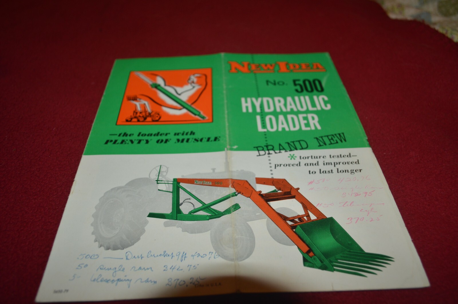 New Idea 500 Hydraulic Loaders Dealer's Brochure AMIL15 | eBay