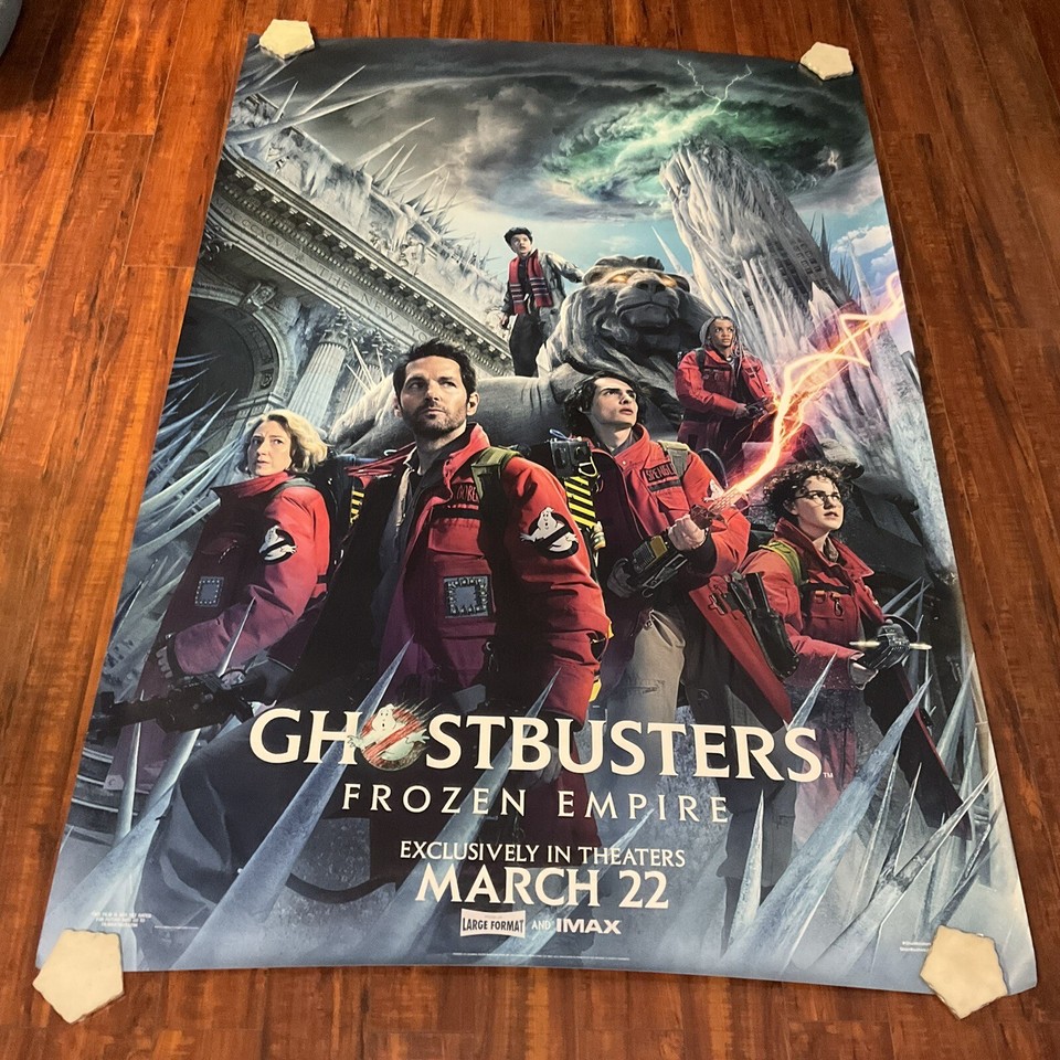 GHOST BUSTERS 2024:Frozen Empire*Main Original DS Bus Stop Movie Poster ...