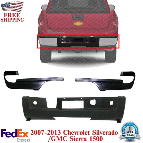 Rear Bumper Step Pad Set Of 3 For 2007-2013 Chevrolet Silverado /GMC ...