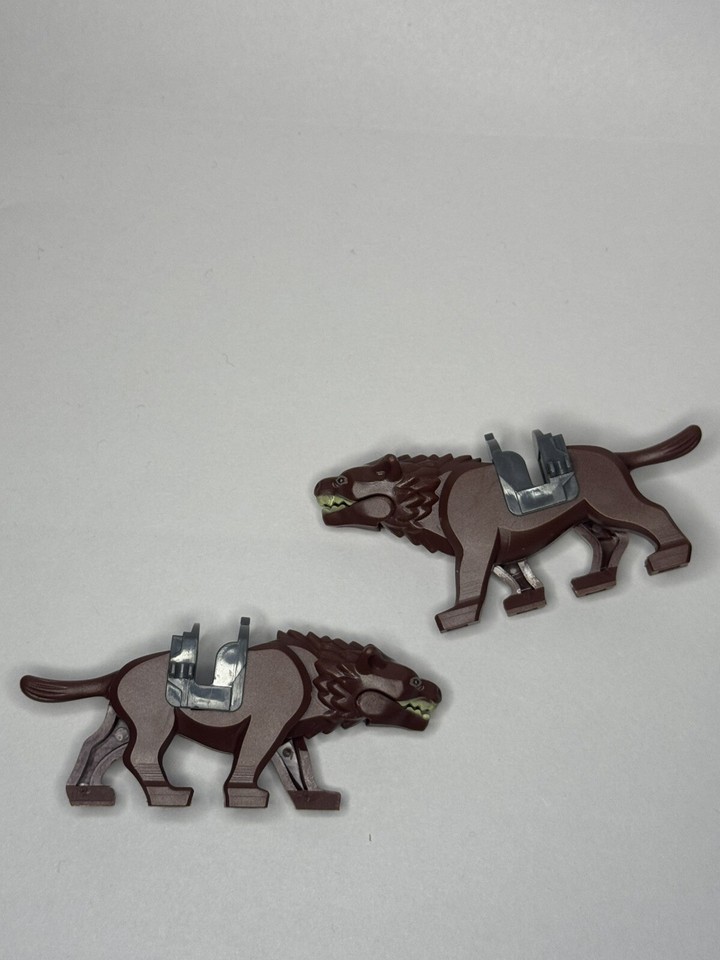 Lego Brown Warg The Hobbit The Lord Of The Rings Custom (Lot Of 2) | eBay