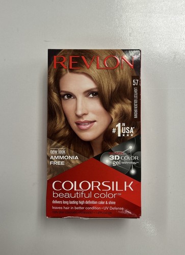 Revlon Colorsilk Beautiful Hair Color #57 Lightest Golden Brown With ...