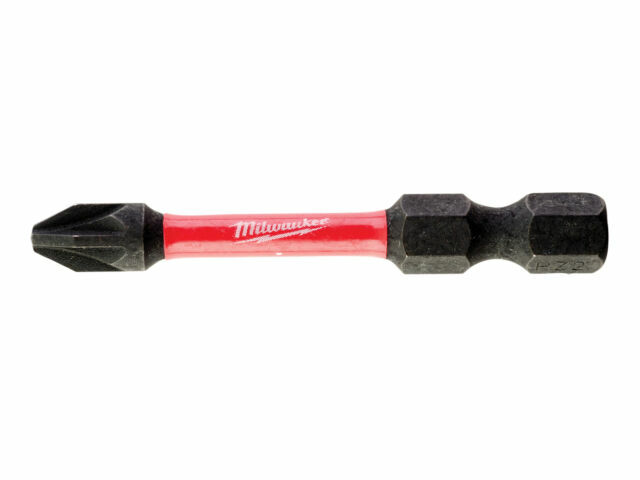 Milwaukee 4932430866 Shockwave Impact Duty PZ2 x 50mm Screwdriving Bit ...