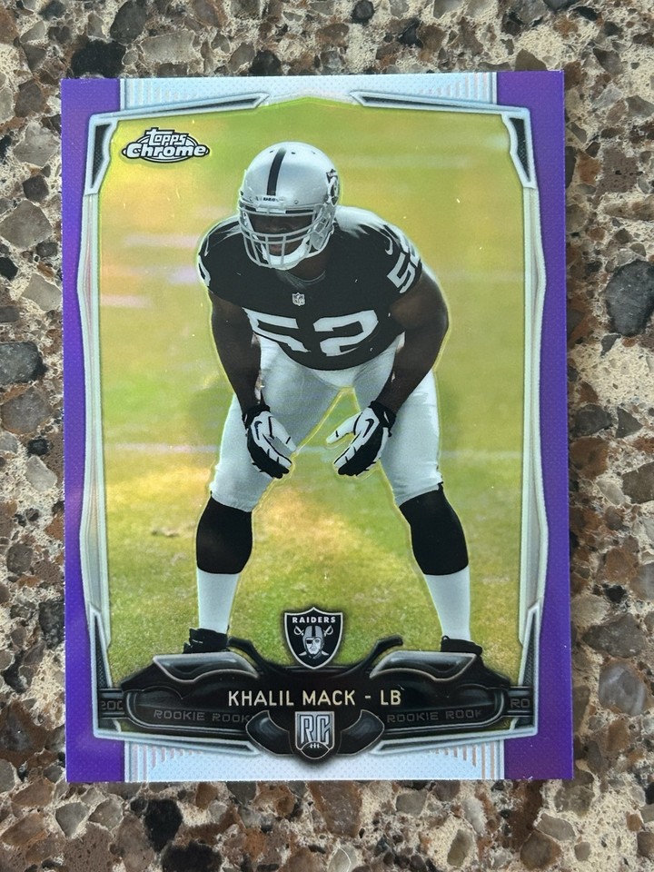 2014 Topps Chrome #184 Khalil Mack RC Purple Refractor | eBay