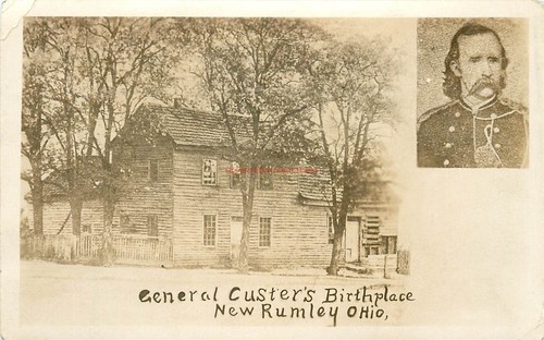OH, New Rumley, Ohio, General Custer's Birthplace, RPPC | eBay