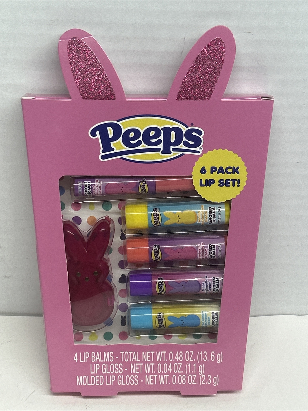 Easter Peeps 6 Pack Lip Gloss Balms Set 2024 New In The Box | eBay