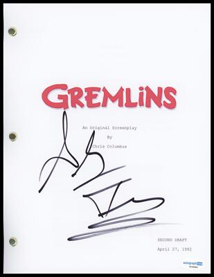 Glynn Turman "Gremlins" AUTOGRAPH Signed 'Roy Hanson' Script Screenplay ...