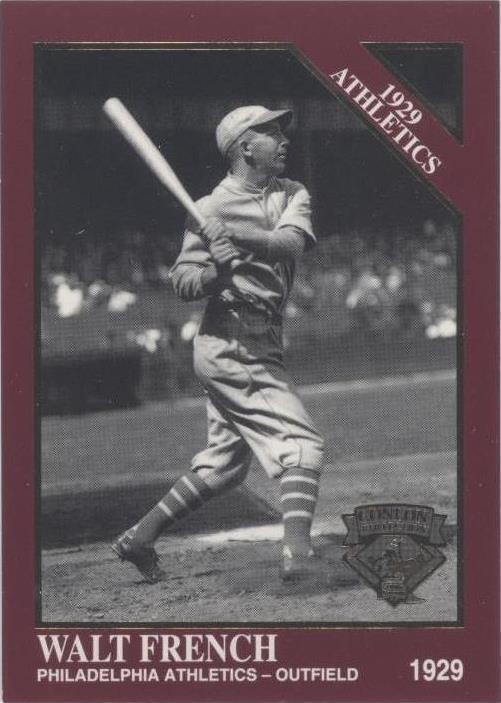 1994 The Sporting News Conlon Collection - Walter French #1143 Burgundy ...