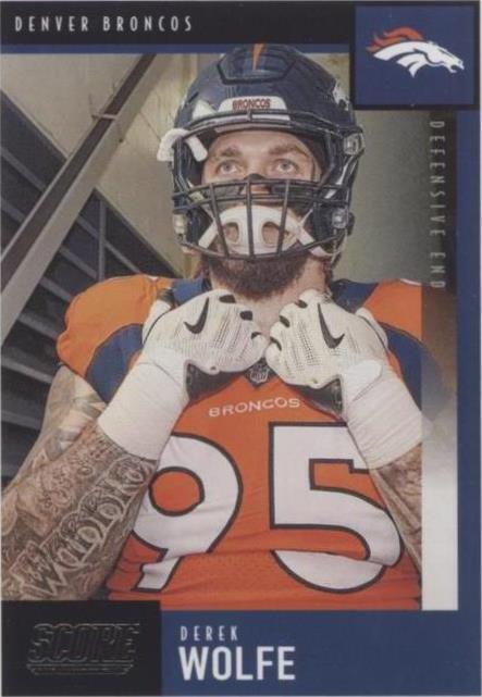 2020 Score - Derek Wolfe #129 for sale online | eBay