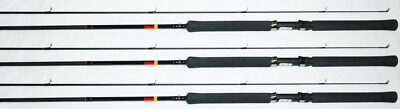 BnM CRAPPIE FISHING POLE GRAPHITE JIG POLE - 12' BGJP122 SET OF 3 RODS ...
