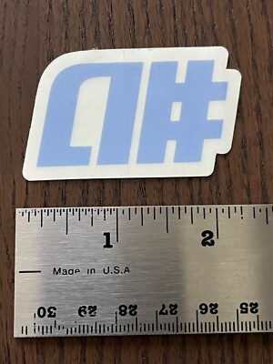 Vintage Alphanumeric Skateboard Sticker Decal | eBay