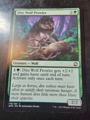 Dire Wolf Prowler 179/281 C AFR Magic the Gathering MTG | eBay