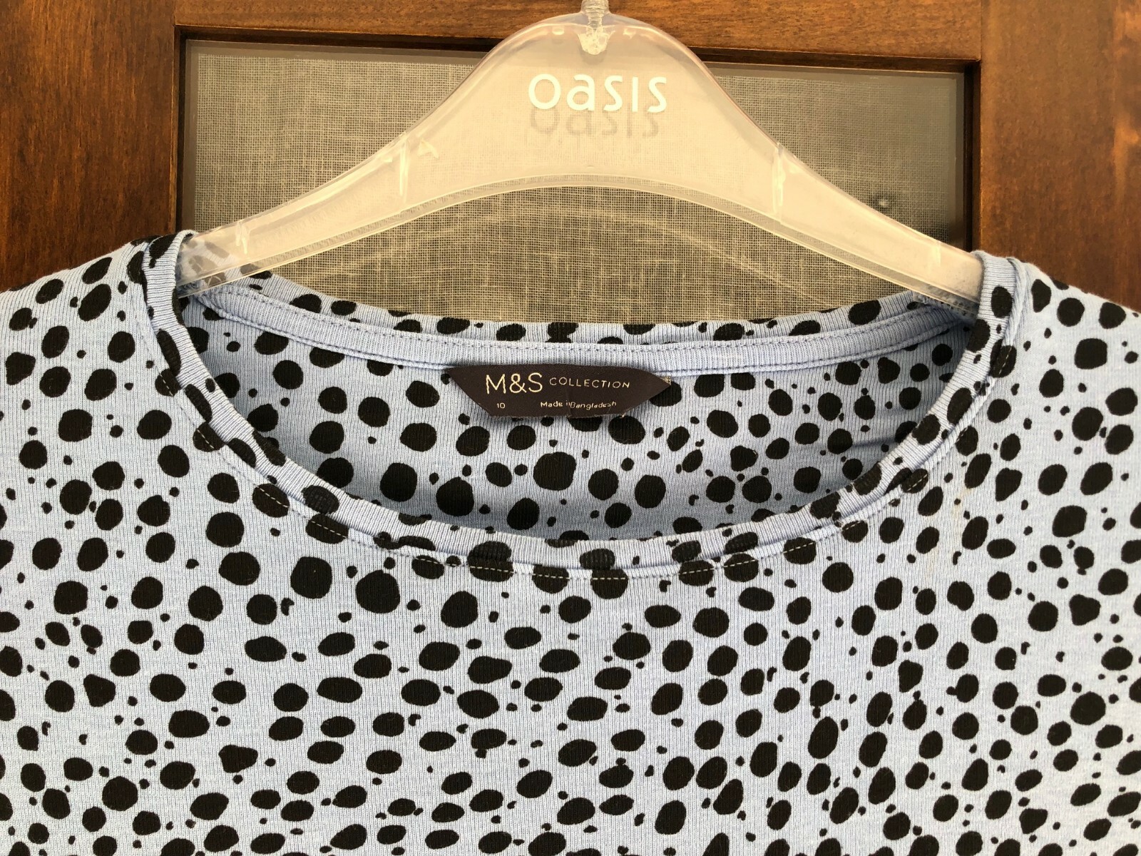 'MARKS & SPENCERS' WOMENS 'COLLECTION BRAND' TOP UK SIZE : 10 'BLUE MIX ...