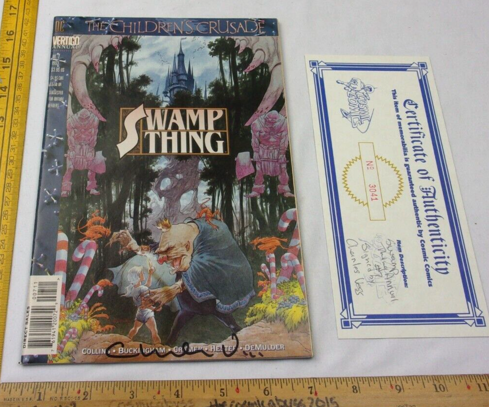 Swamp Thing #7 The Childrens Crusade SIGNED Charles Vess comic VF/NM ...