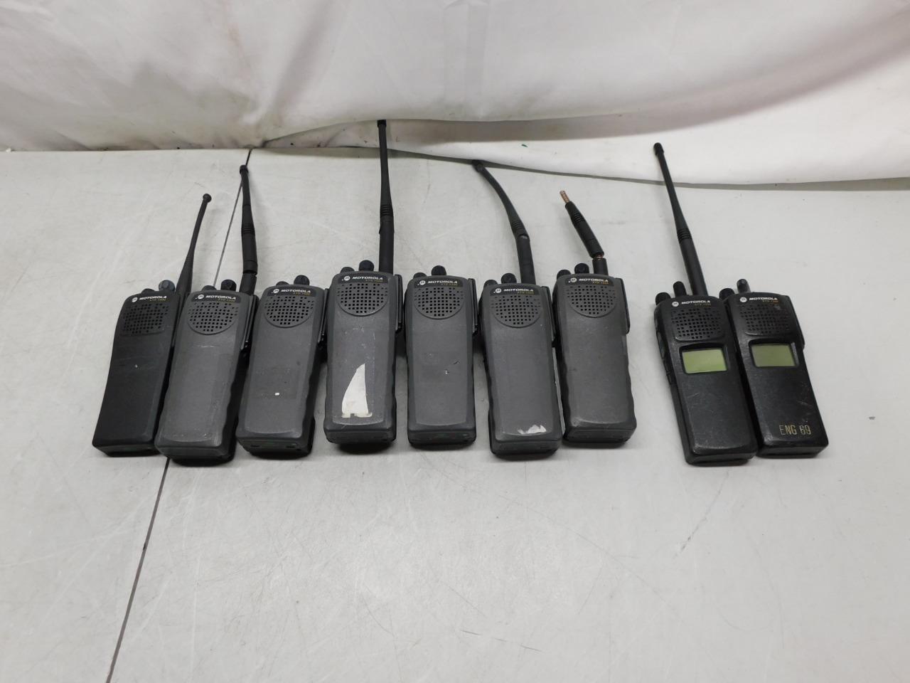 LOT OF 9 Motorola XTS 1500 Radios XTS1500 #1004 (LVRC3359) | eBay