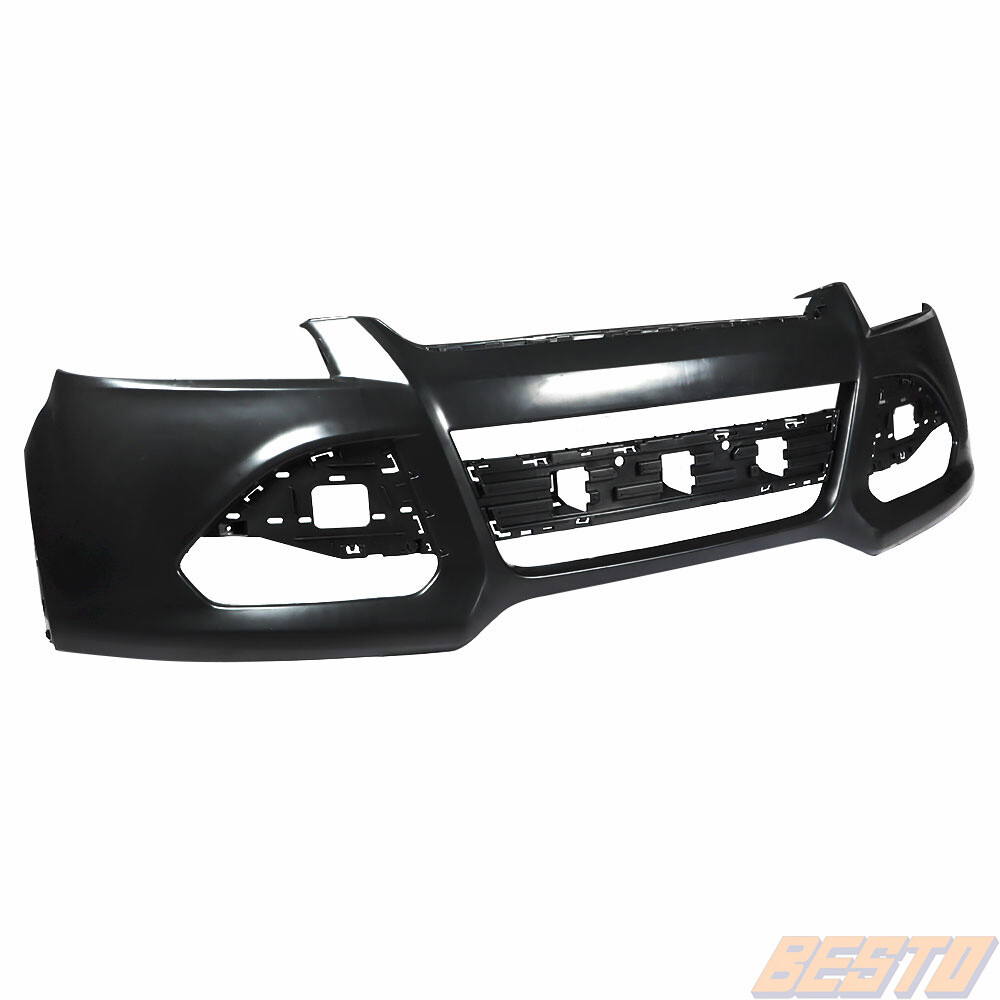 Front Bumper Cover For 2013 2014 2015 2016 Ford Escape Black Plastic ...