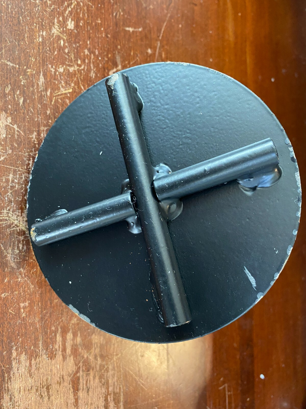 4.5" Welded Material Spreader Spinner with Threaded Post | eBay