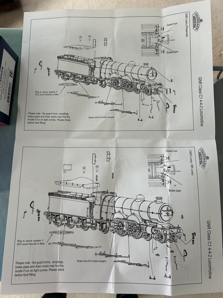 BNIB.Bachmann NATIONAL RAILWAY MUSEUM 31-760NRM GNR ATLANTIC CLASS C1 ...