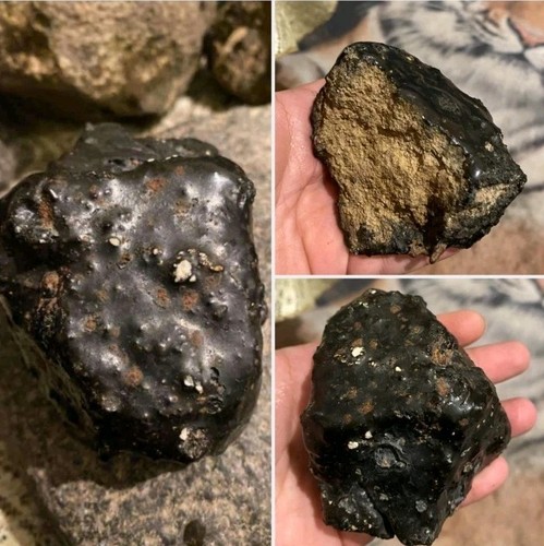 250gm Rare lunar meteorite moon stone natural meteorite space meteorite ...