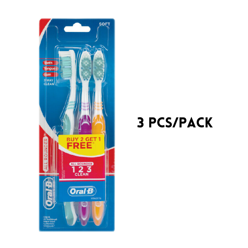 Oral B All Rounder Toothbrush Soft 3 Pack | eBay Australia
