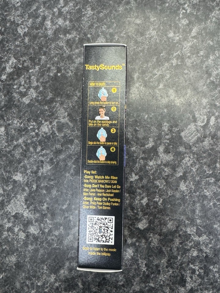 Amos Audio Lollipop Blueberry Flavour | eBay UK