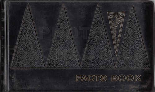 1962 Pontiac Facts Book Data Dealer Album Options Accessories Specs ...