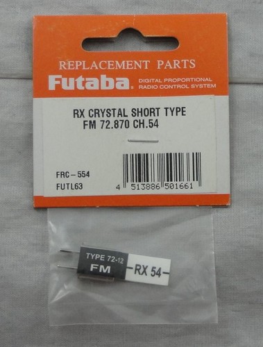 Futaba 72Mhz FM 72-12 Short Type Receiver Crystal 72.870Mhz Channel 54 ...