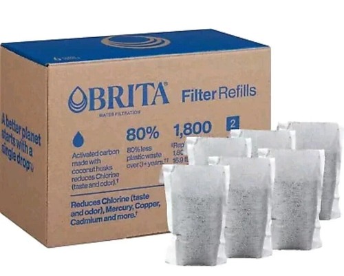 Brita Refillable Filter Refill Packs For Pitchers Model #OB07 BPA-Free ...