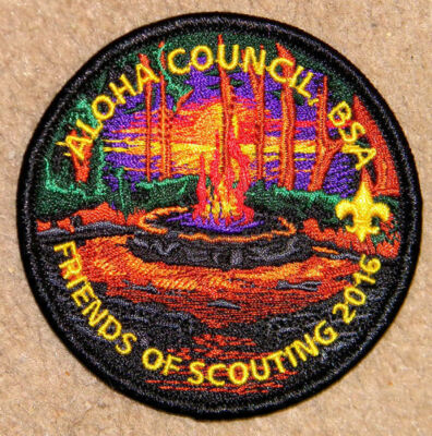 Aloha Council 2016 "FOS" Pocket Patch - HAWAII | eBay