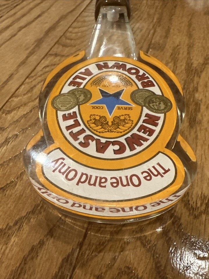 Rare Vintage Newcastle English Brown Ale Beer Tap Handle 12.5” | eBay