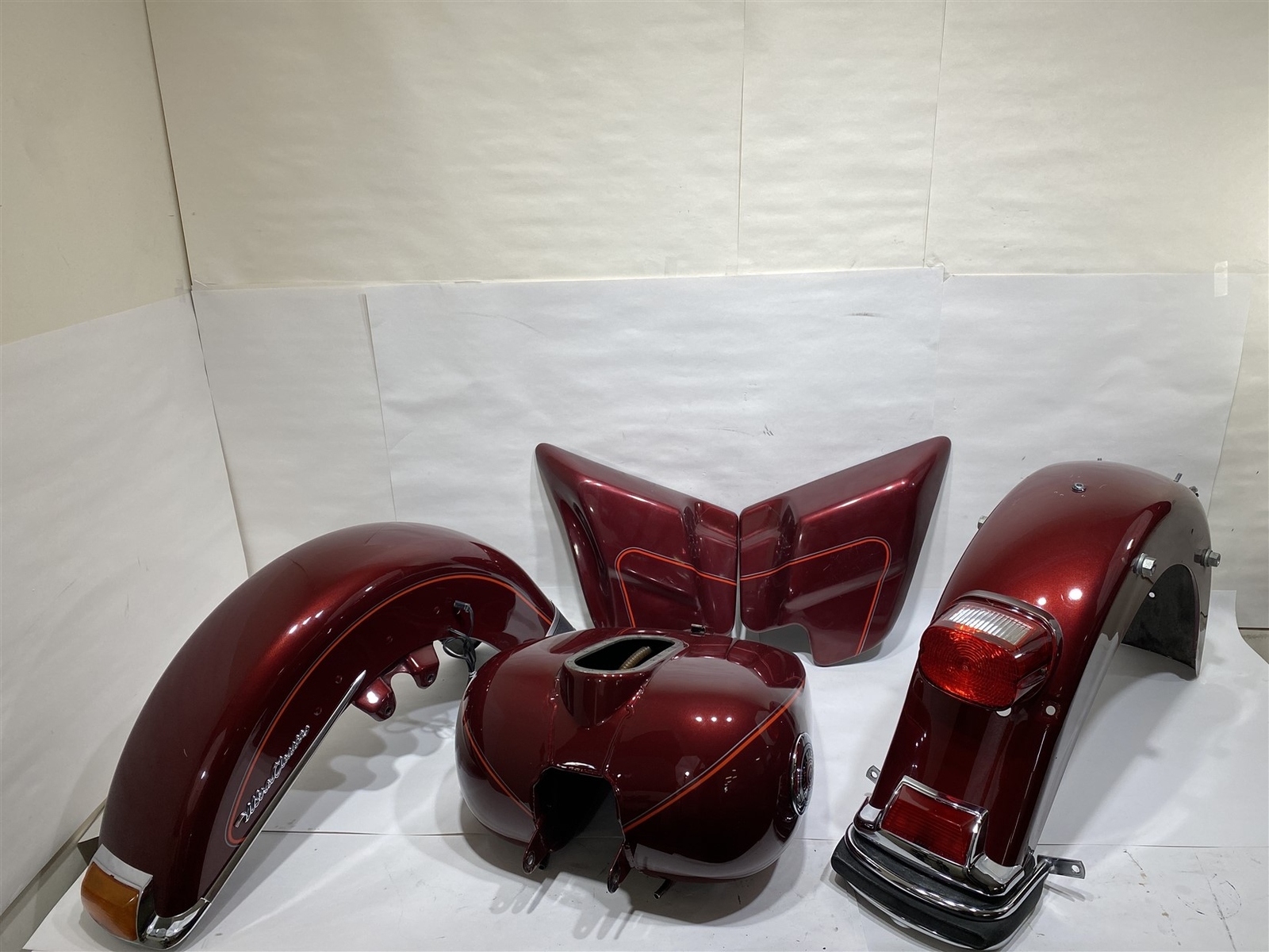 2001 Harley-Davidson Electra Glide Gas Tank Fenders Covers Paint Set ...