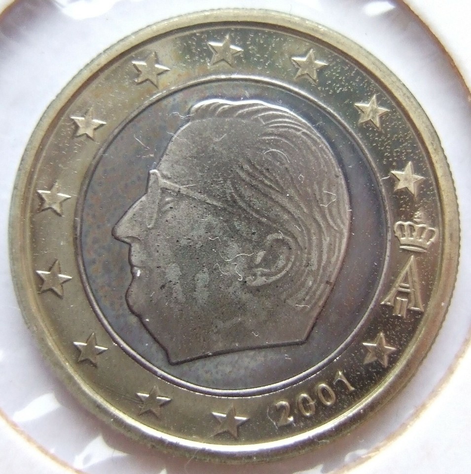 Coin Belgium 1 Euro 2001 in Proof | eBay