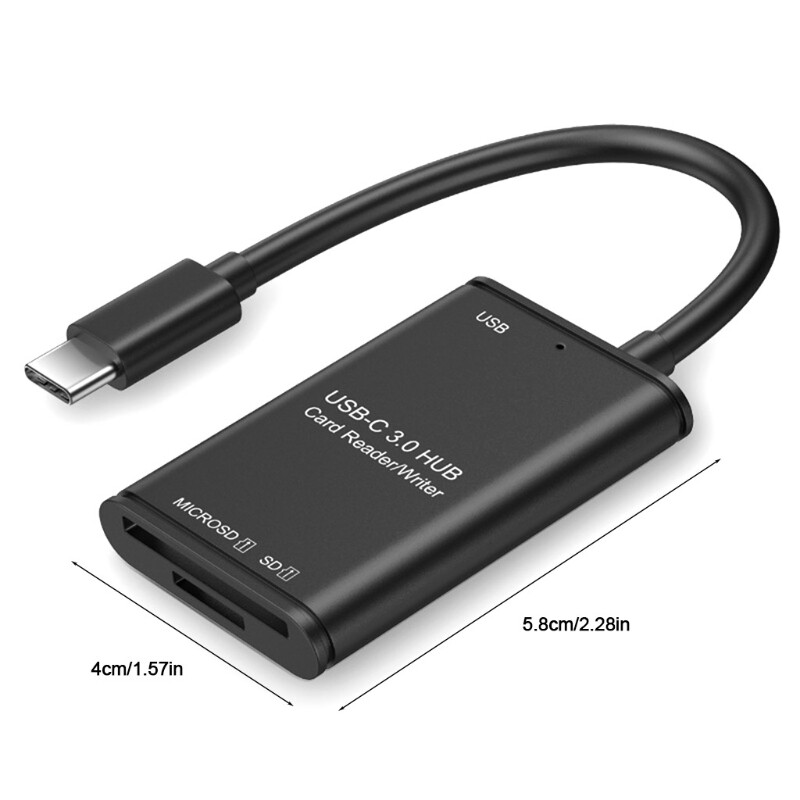 USB C OTG Card Reader High-Speed USB 3.1 Universal OTG Expansion ...