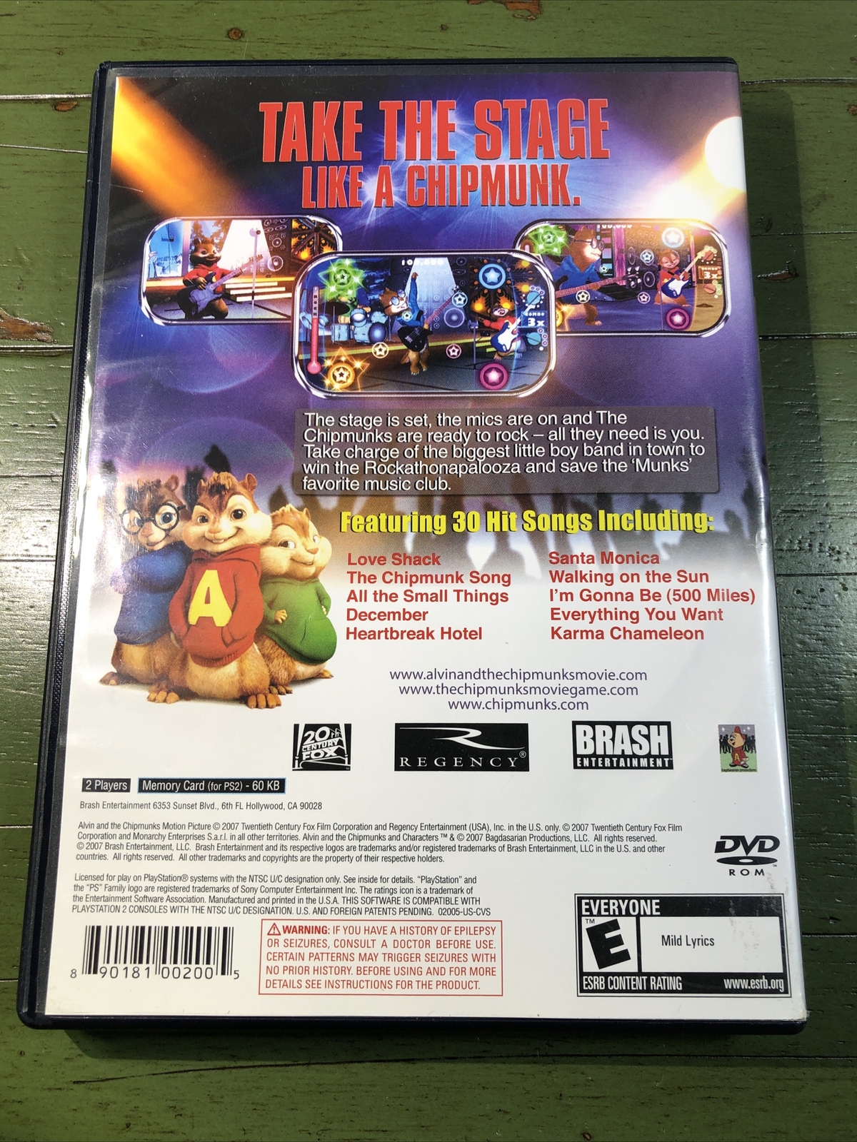 Alvin and the Chipmunks Ps2 PlayStation 2 Kids Game 890181002005| eBay