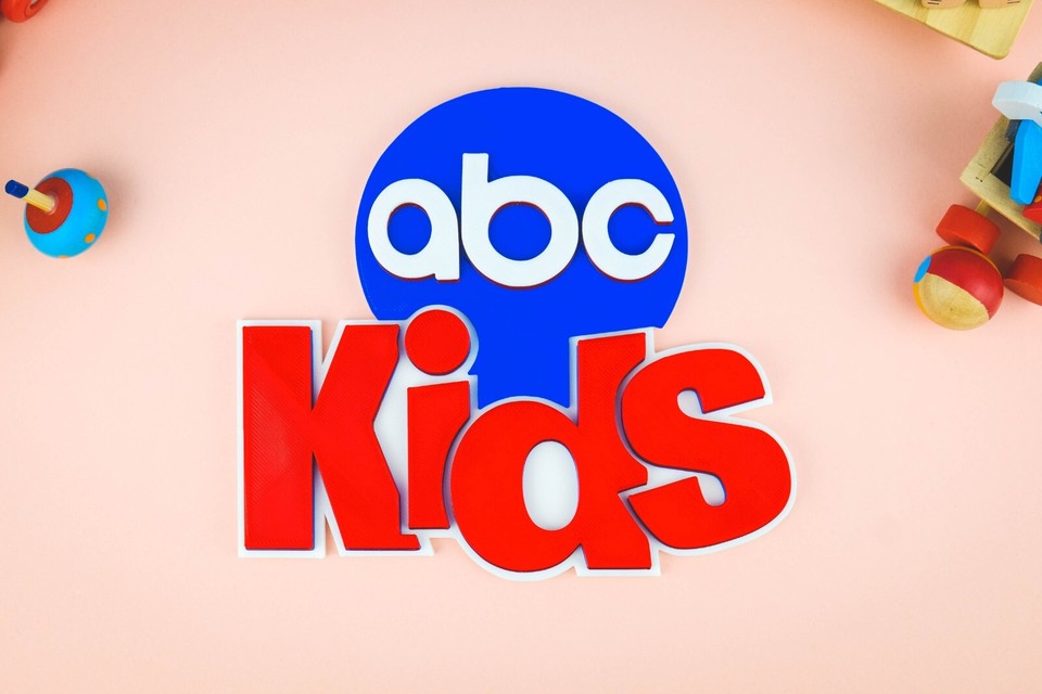 abc Kids Logo 3D Printed Pretend Play Kid Toy Learning 20th Century Fox ...