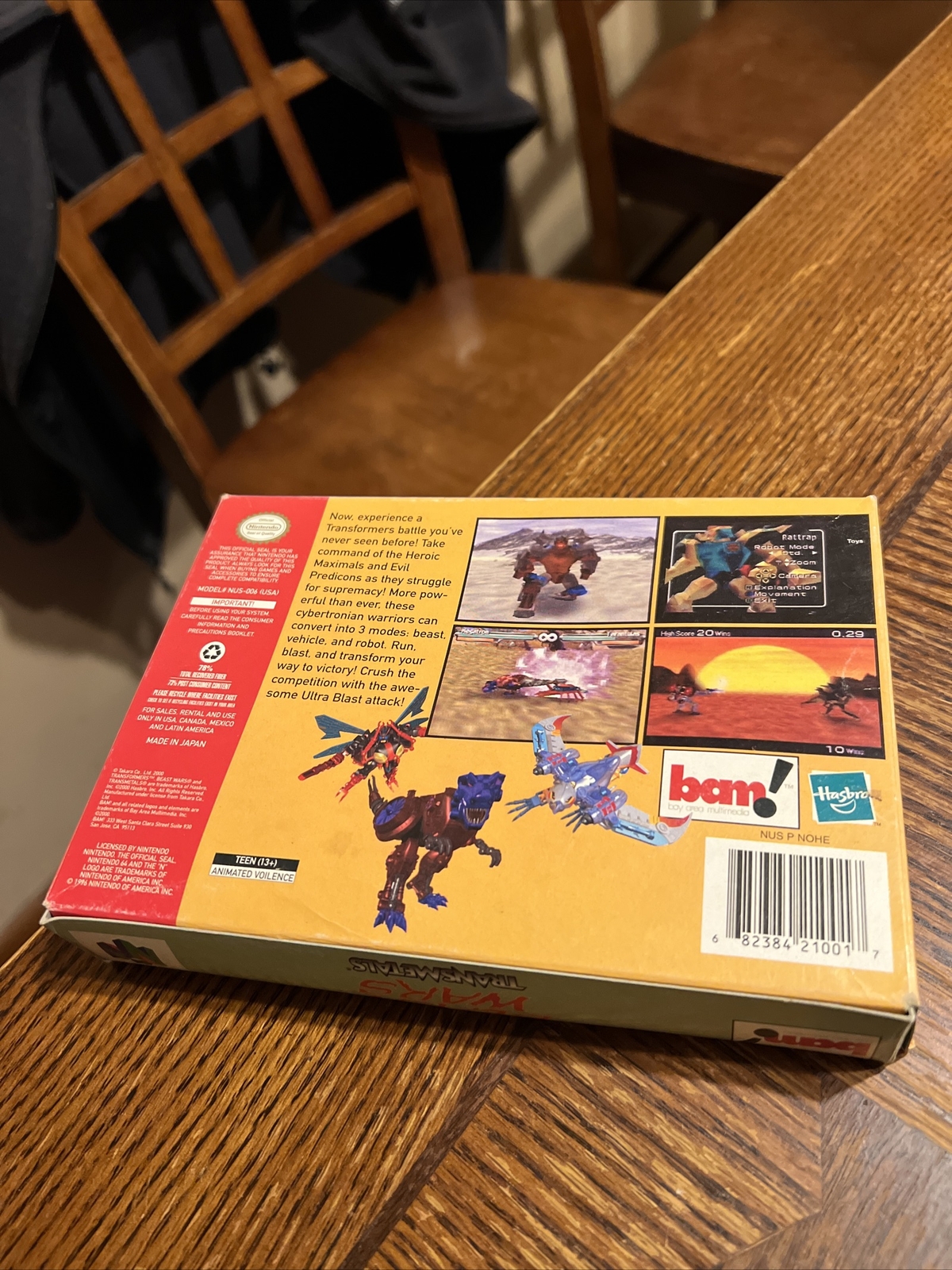 Transformers: Beast Wars Transmetals N64 (Box Only) Blockbuster ...