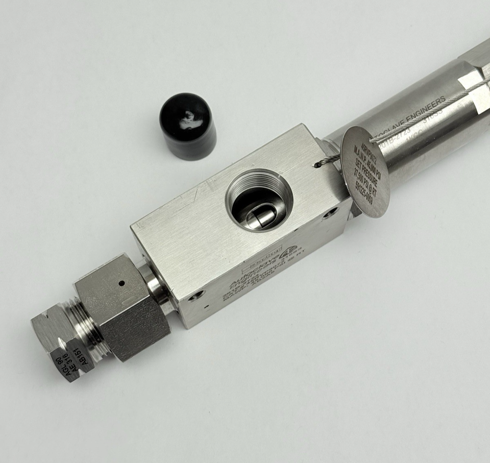 201B-2724 Parker Autoclave RVP Series Relief Valve 45RVP9072, 45000 PSI ...