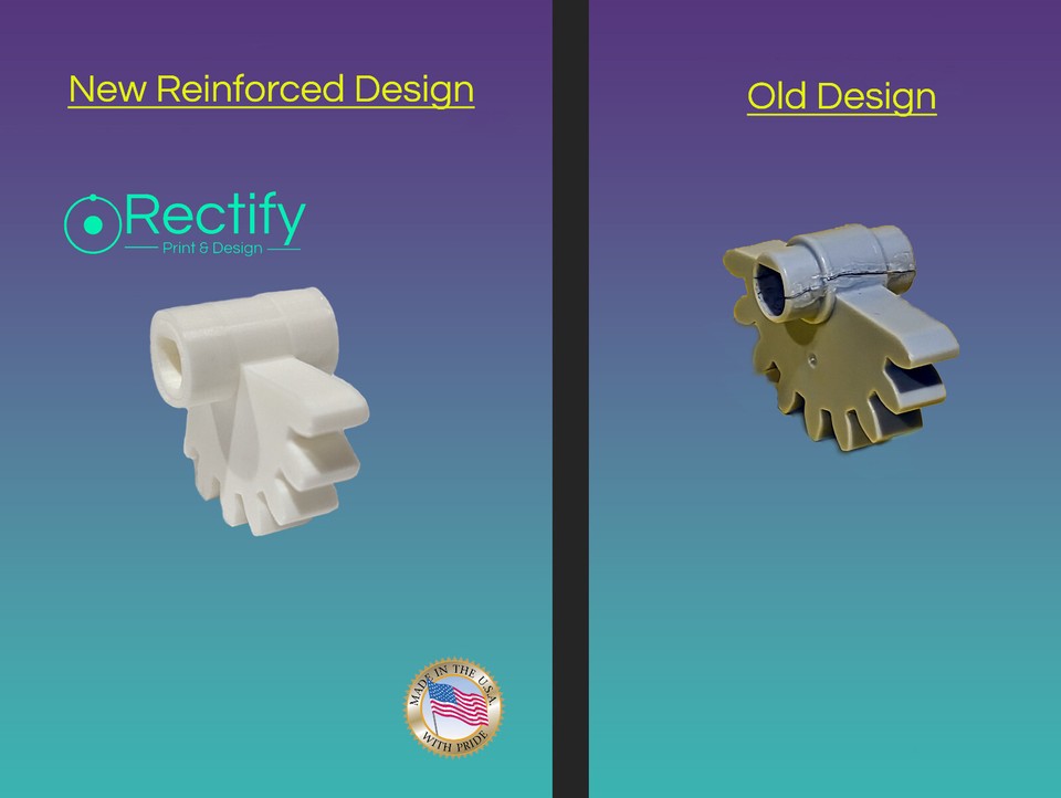 NEW Fujitsu Mini-Split AC/Heater Grille Gear Reinforced Part 9319292014 ...