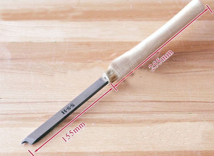 HSS Captive Ring Tool Wood Turning Gouge 9.5mm 3/8″ Durable Woodworking ...