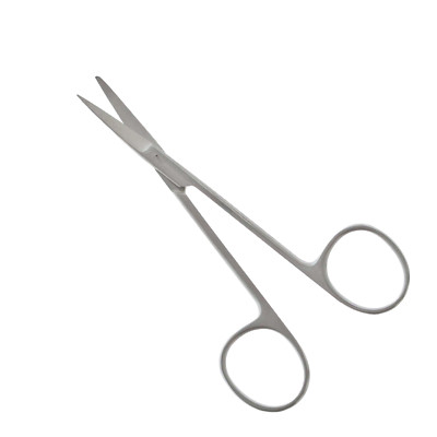 Knapp-Iris Scissors, 4", Curved, Sharp/Blunt Tips, Premium German ...