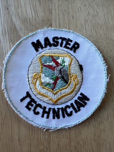 Cold War US Air Force SAC Master Technician Patch | eBay