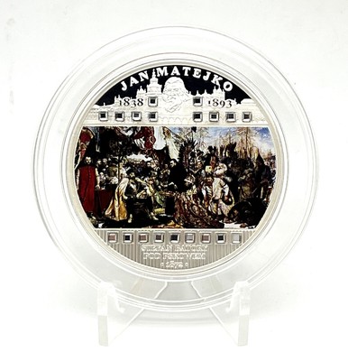 Malawi 2009 50 Kwacha Jan Matejko Stephen Bathory at Pskov 3 oz Silver ...