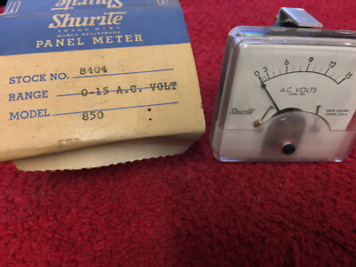 8404 SHURITE 0-15 AC VOLT SERIES 850 | eBay